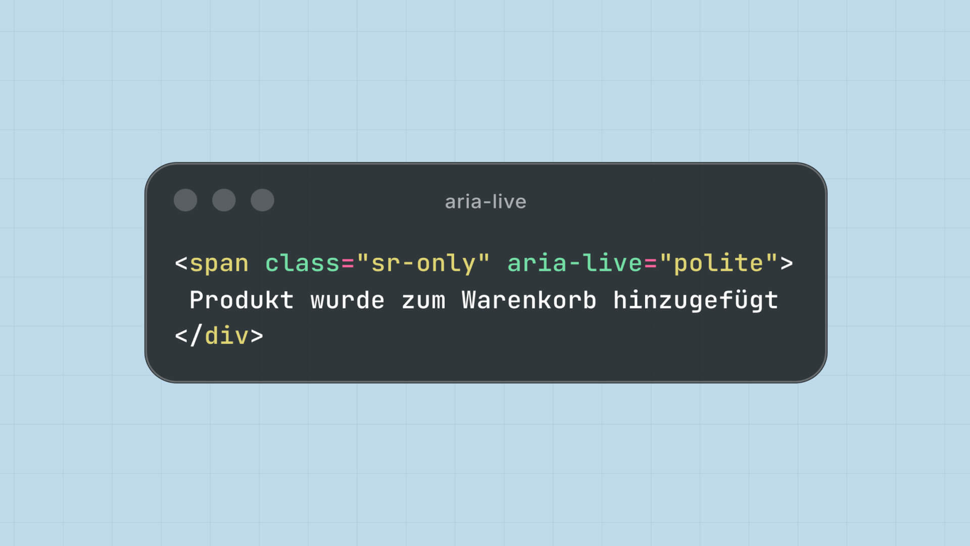 aria-live: Dynamische Inhalte für Screenreader zugänglich machen - AccessAcademy